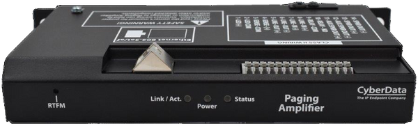 011324 SIP Paging Amplifier – CyberData Corporation